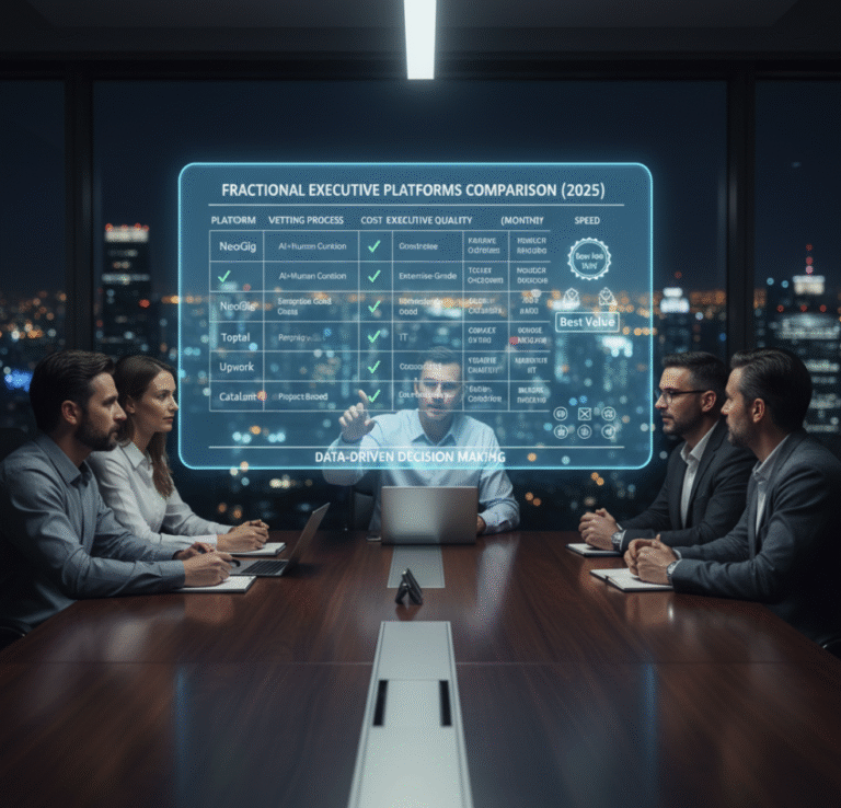 Best Fractional Executive Platforms Compared (2025) - Your Neo Gig